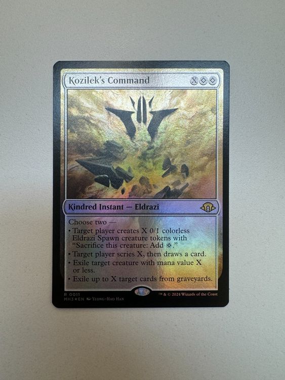 Foil Kozilek's Command Modern Horizons 3 NM (Neu (gemäss Beschreibung ...