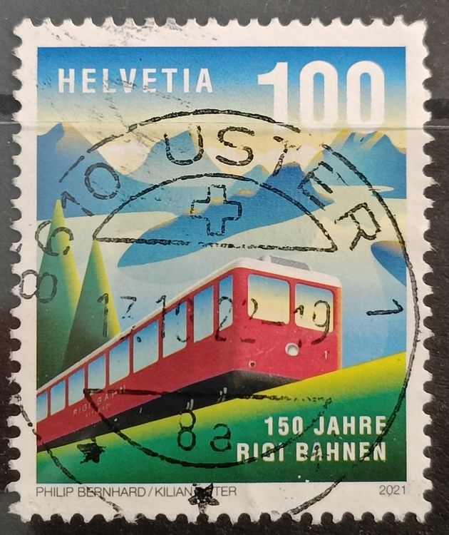 2021 150 Jahre Rigi Bahnen Top Stempel (Gebraucht) in Dübendorf für CHF 1.5 – mit Lieferung auf ...