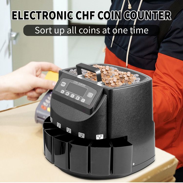 CHF Münzen Sortiermaschine Geldzählmaschine Coinsorter (Neu (gemäss Beschreibung)) in Thun für ...