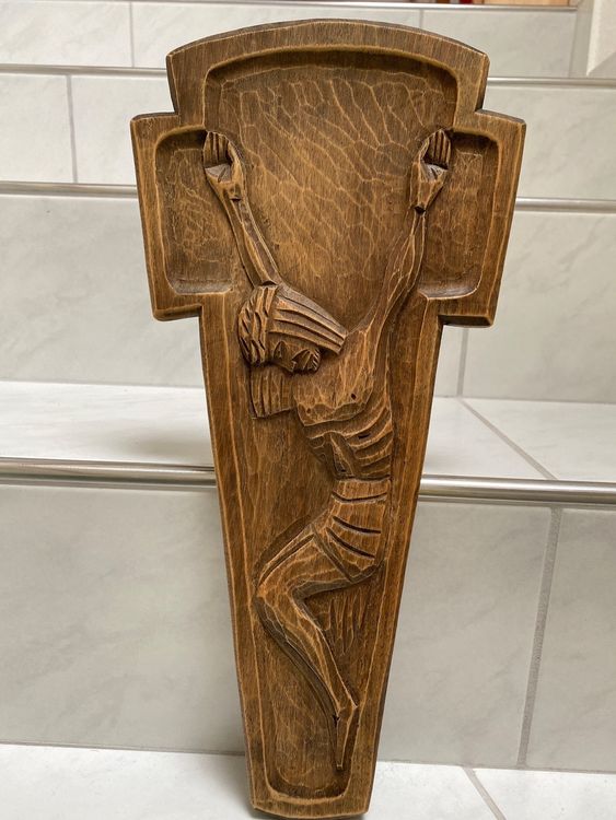 Jesus Kreuz , Holz geschnitzt. | Kaufen auf Ricardo