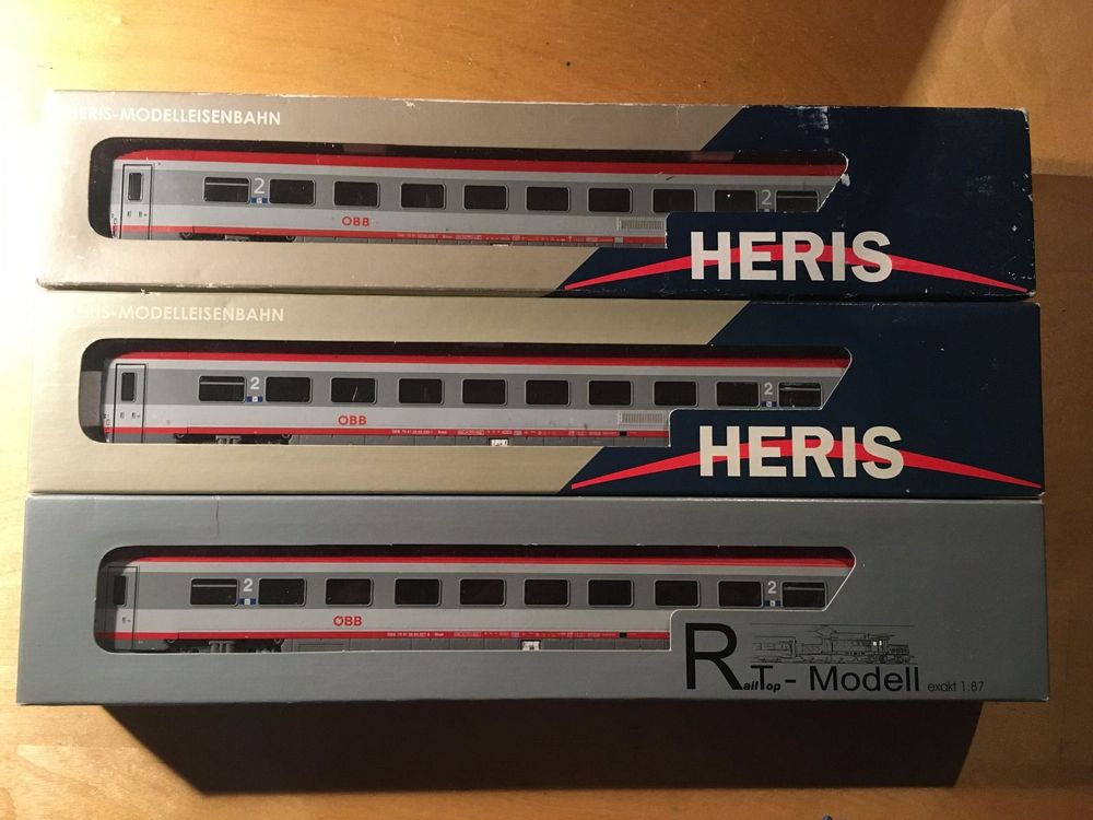 Heris / RailTop - 3 Modularwagen ÖBB (Gebraucht) in Liebefeld für CHF ...