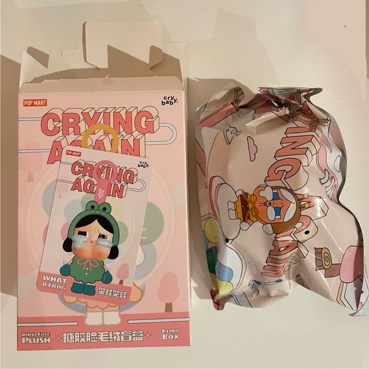 Pop Mart CRYBABY Crying Again Series- WHAT A FROG (Neu und ...