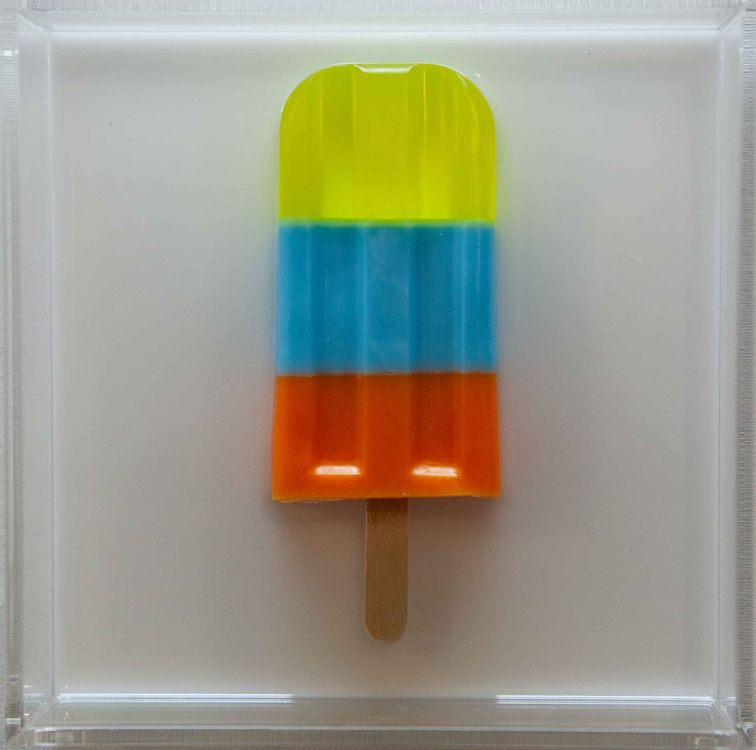 Gemälde, Pop Art, Eis am Stiel , Resinart, Unikat | Kaufen auf Ricardo