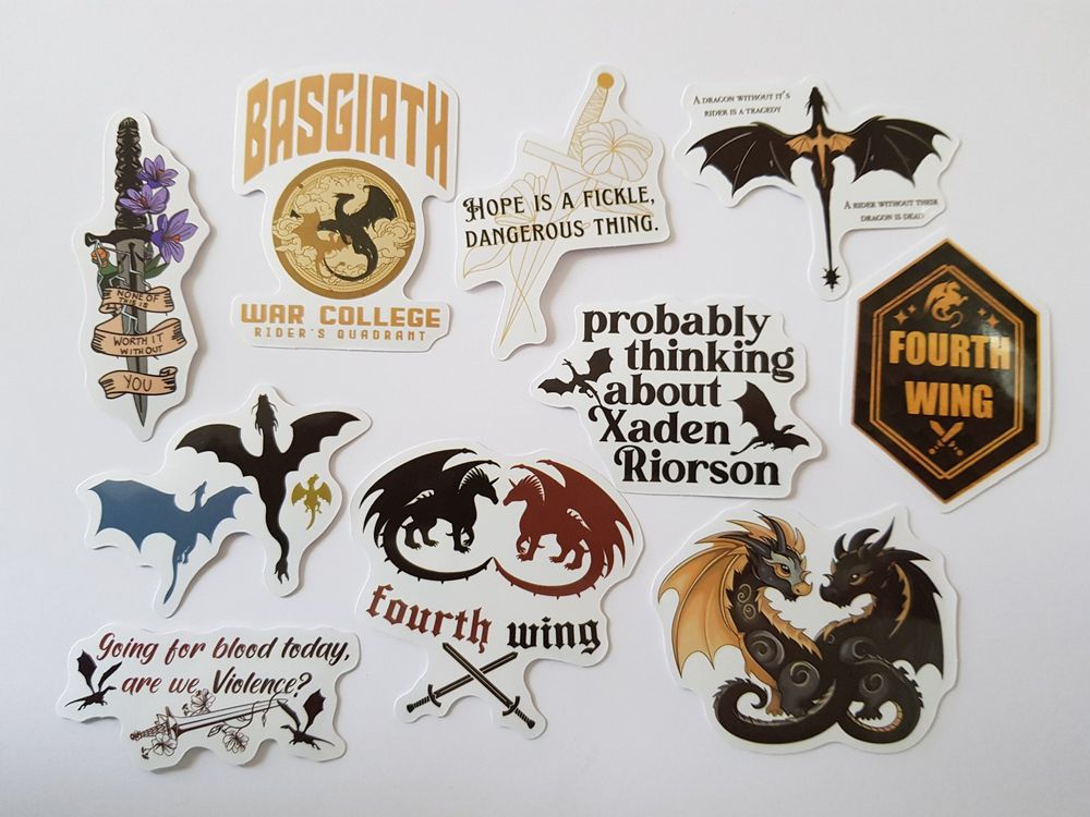 Fourth Wing Sticker Set "Xaden" (Neu (gemäss Beschreibung)) in Zürich ...