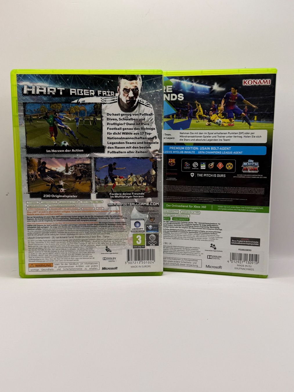 1 x Pes 2018 Pro Evolution - Pure Football - XBOX 360 - (Gebraucht) in ...