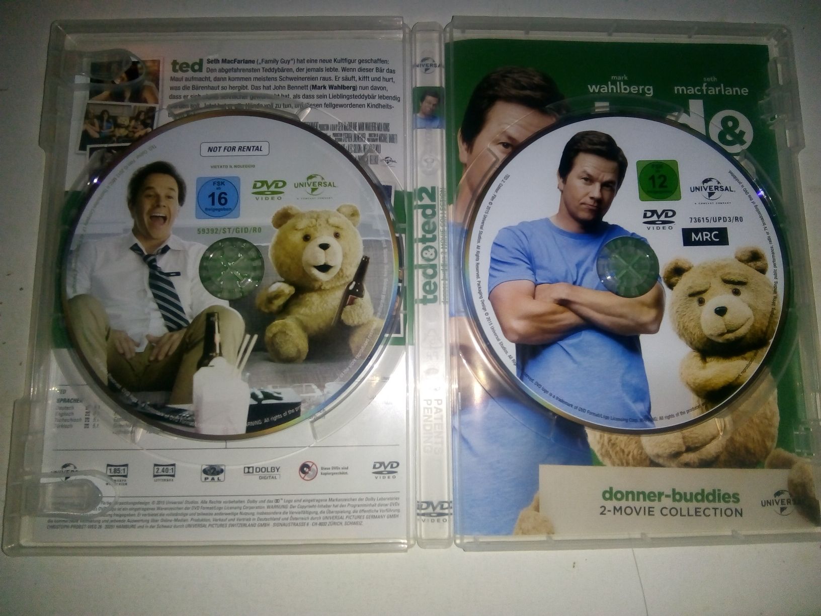 Ted (1+2) Donner-Buddies 2-Movie Collection (D-E-Tr) 2-DVD (Gebraucht ...