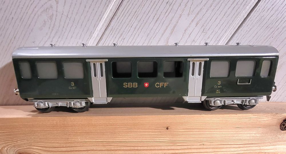 HAG - SBB - Spur 0 - PERSONENWAGEN C4/9671 - 3.Klasse (Gebraucht) in Biel/Bienne für CHF 32 ...