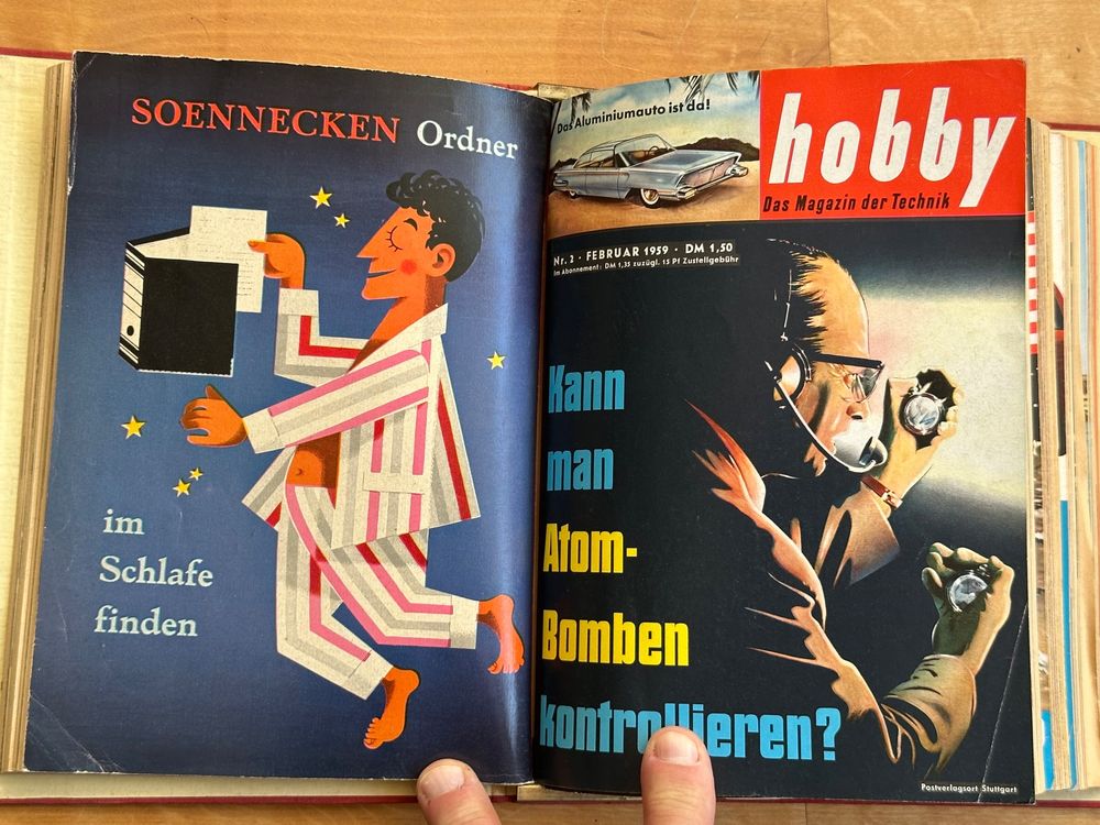 Hobby Buch Sammlung Ausgaben 1 - 6 1959, ab Hammerpreis 1.- (Gebraucht ...
