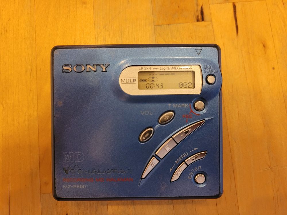 Sony MZ-R500 MD Walkman, guter Zustand, Retro (Gebraucht) in Gebenstorf ...