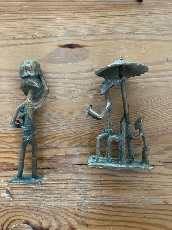 Messing Figuren Afrika (Gebraucht) in Wildegg für CHF 12 – nur Abholung auf Ricardo kaufen