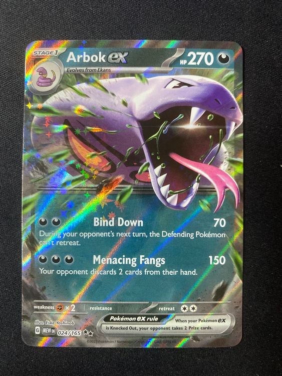 Arbok ex 24 - MEW 151 - EN | Kaufen auf Ricardo