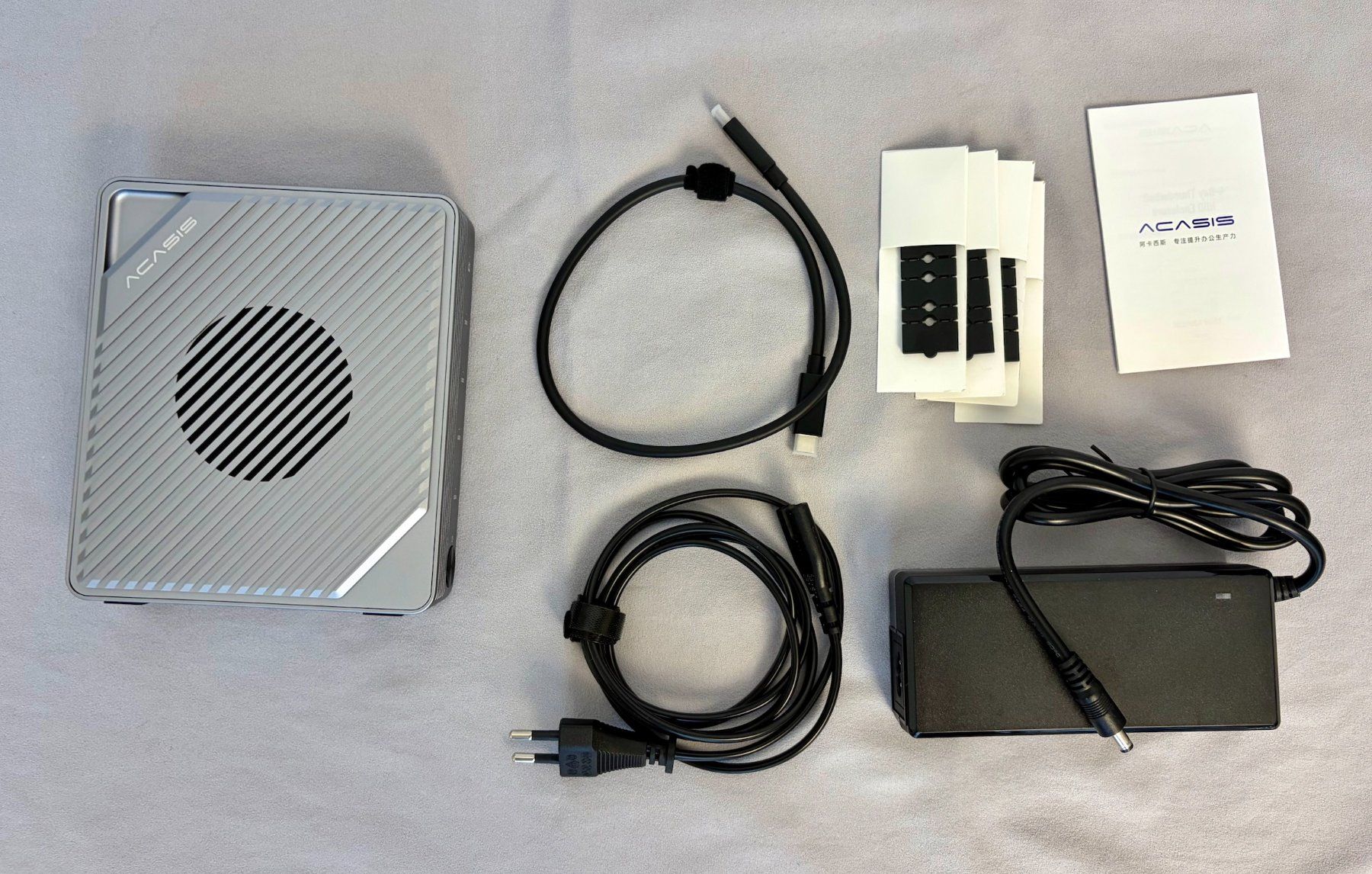 Acasis 40Gbps Thunderbolt 4/3 M.2 NVMe 4 Bay SSD Enclosure (Neu (gemäss ...