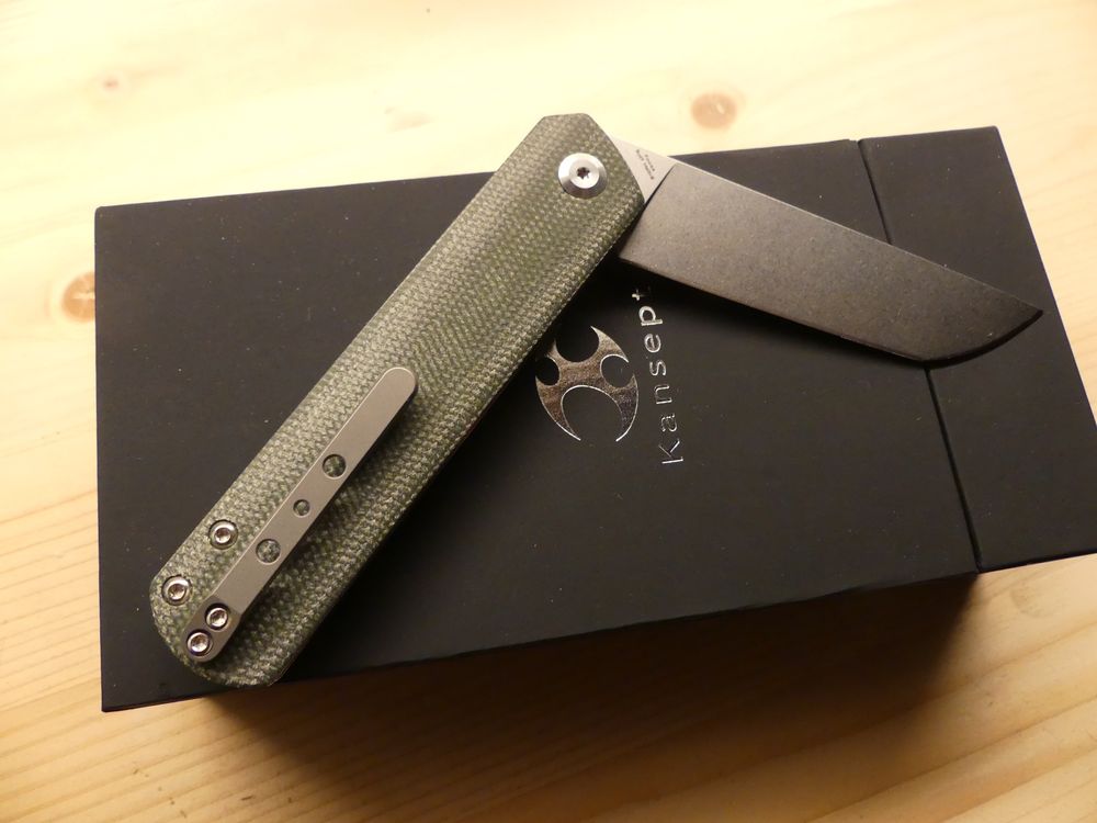 Foosa Slipjoint Taschenmesser mit Flipper von Kansept Knives (Neu und ...