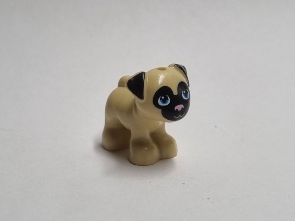 LEGO 24111pb01 Tan Dog, Friends, Pug, Standing (Neu (gemäss ...