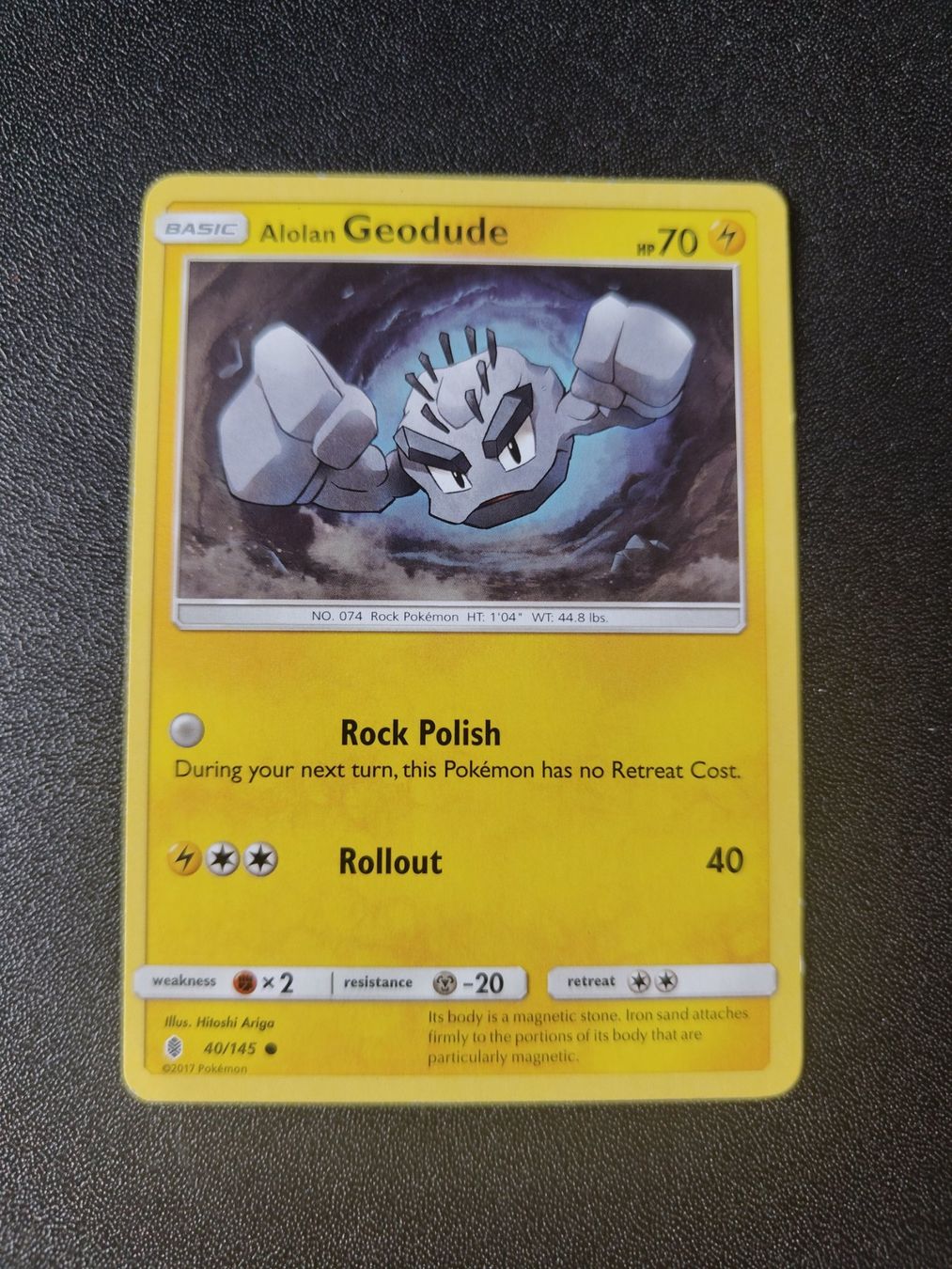 Alolan Geodude 40/145 Pokémon SM Guardians Rising 2017 EN (Gebraucht ...