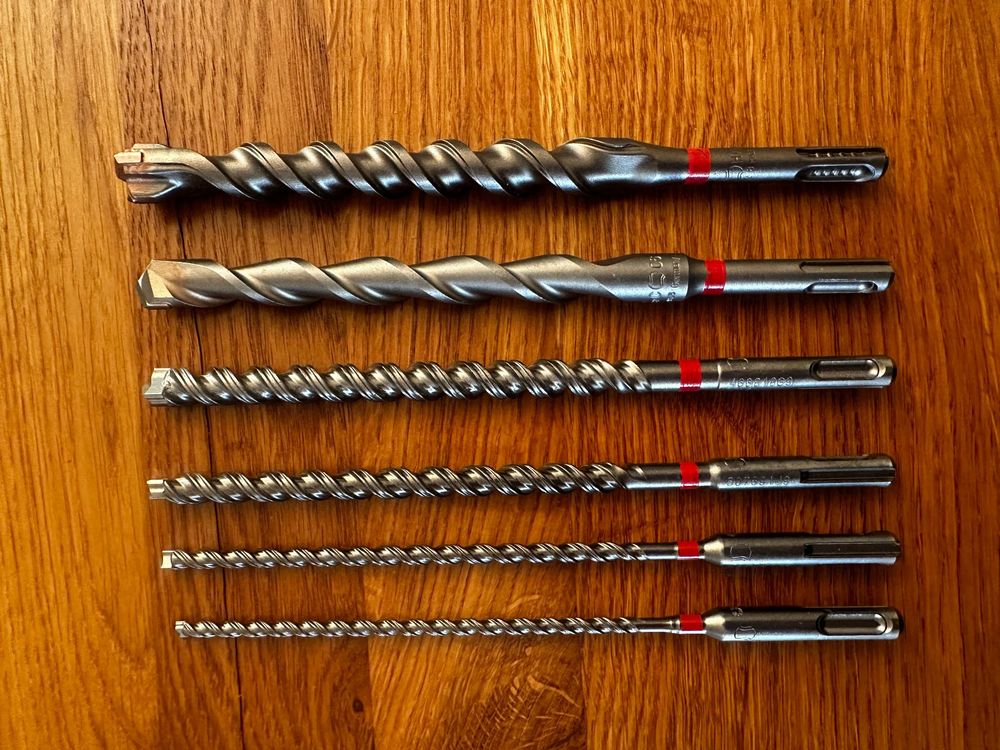 HILTI Bohrer-Set 5mm,6mm,10mm, 12mm,15mm + 18mm | Kaufen auf Ricardo