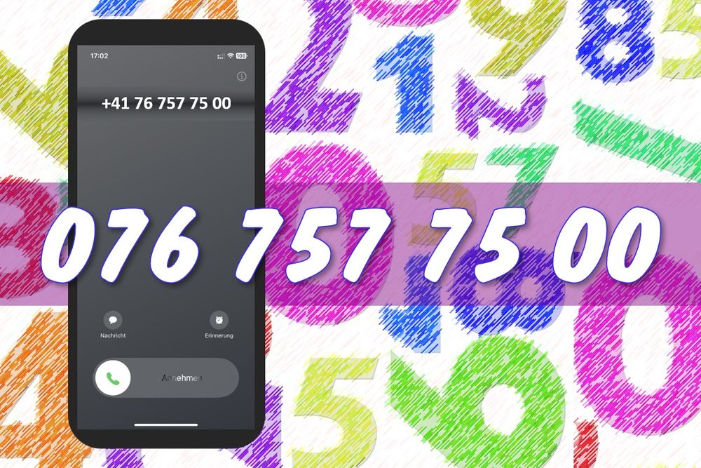 076 757 75 00 TOP Handynummer (Gebraucht) in Adetswil für CHF 75 – mit ...