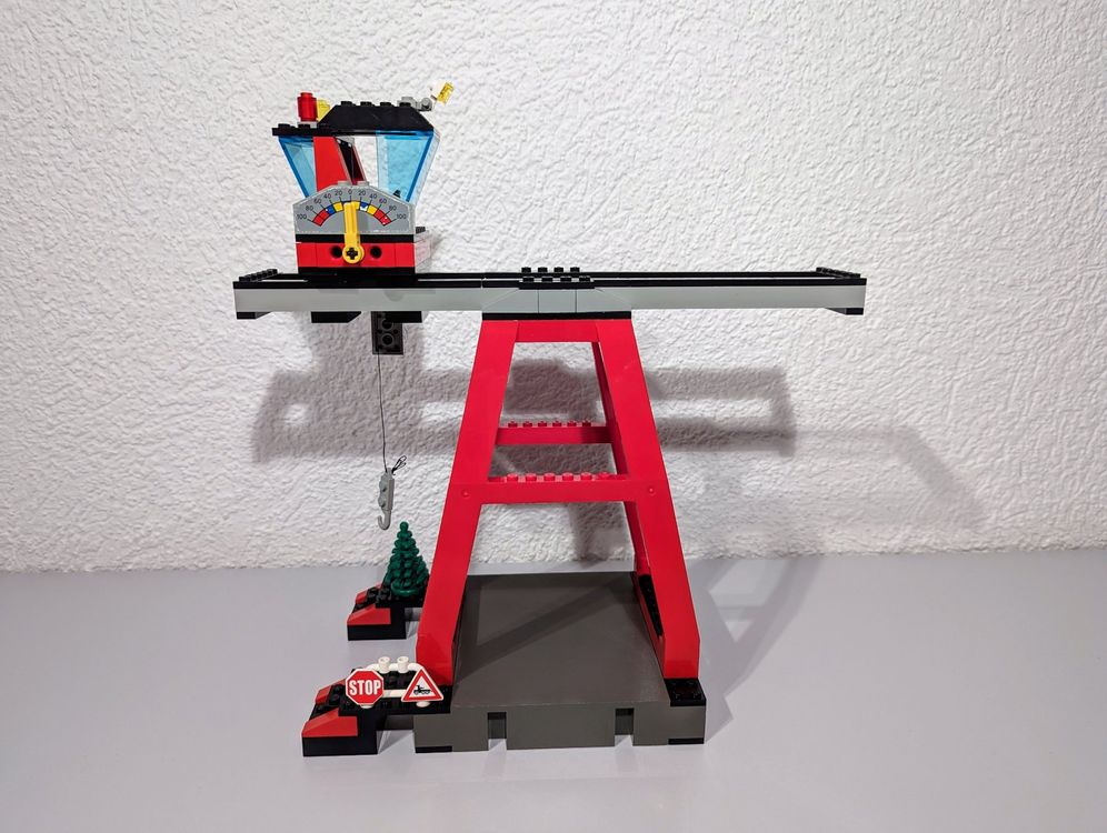 LEGO® System 4557 Eisenbahn Container-Verladekran | Kaufen auf Ricardo