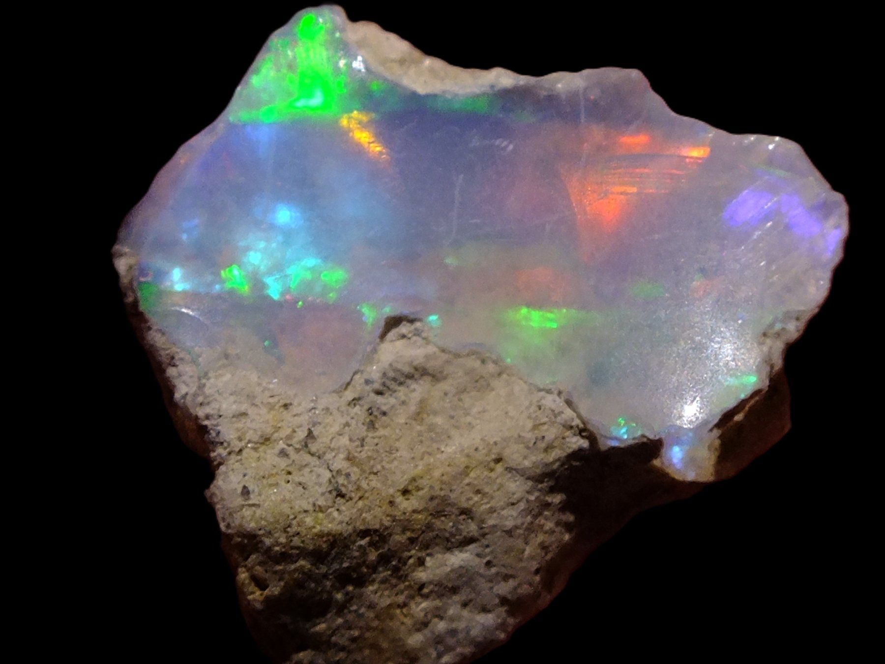 Welo Opale Rauh 7.46 karat Gebot CHF 1.- Top Feuer AAA (Neu (gemäss ...