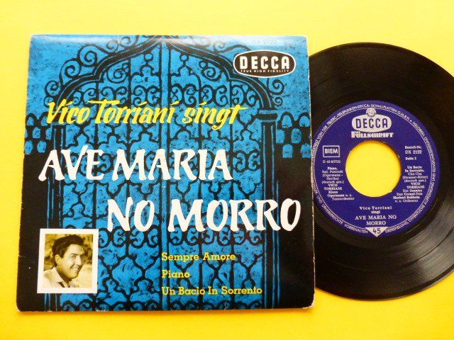 Vico Torriani – Vico Torriani Singt Ave Maria No Morro (EP) (Gebraucht ...