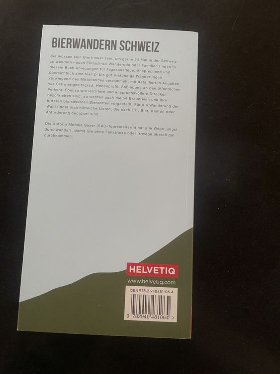Monika Saxer | Bierwandern Schweiz (Neu (gemäss Beschreibung)) in Gais für CHF 1 – mit Lieferung ...