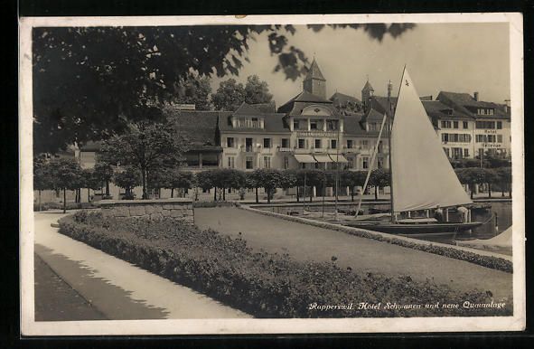 Rapperswil, Hotel Schwanen und neue Quai (Gebraucht) in Berlin für CHF ...