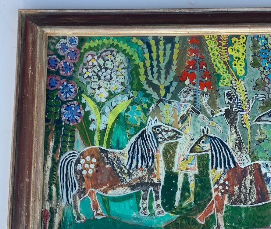 Maria UEBERSAX (1899-1989) Hinterglasmalerei (Gebraucht) in Root für CHF 310 – mit Lieferung auf ...