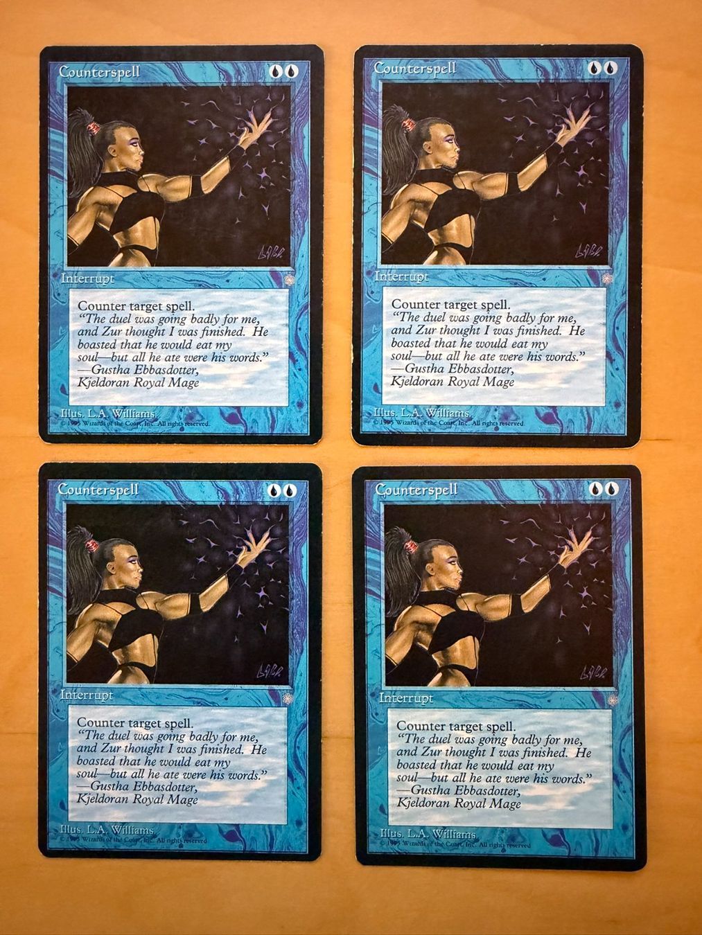 4x Gegenzauber // Counterspell / Ice Age // Eiszeit // Magic (Gebraucht ...