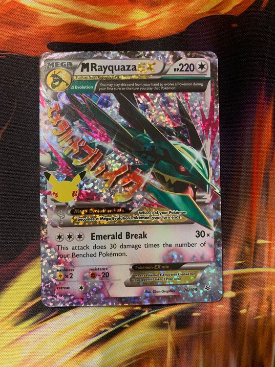 M Rayquaza ex 076 from celebration pokemon card (Neuf (Voir description ...