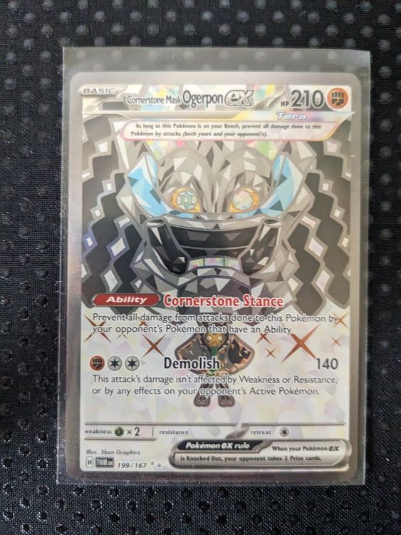 Pokémon Twilight Masquerade - Cornerstone EX 199/167 ( EN ) (Neu ...