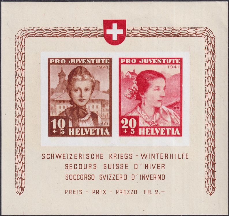 1941, PJ J98I+J99I (Blocknr. 2) postfrisch **. Kat: 130.- (Gebraucht ...