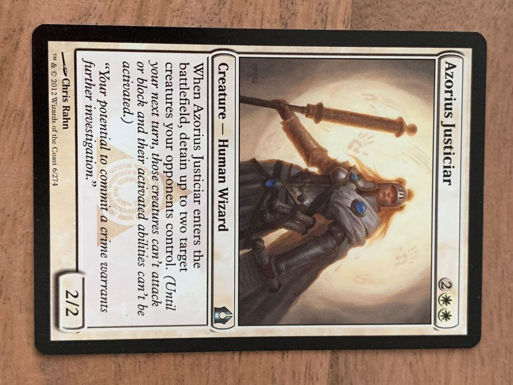 Azorius Justiciar (Gebraucht) in Hinterkappelen für CHF 0.25 – mit ...