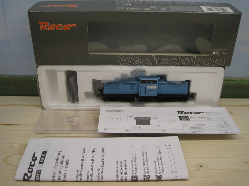 Roco 68912 Diesellok 202 563-3 DBAG / DCC Digital (Gebraucht) in für ...