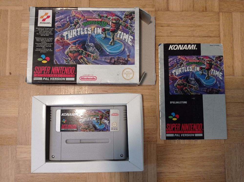 SNES Turtles in Time OVP ab 1.- (Gebraucht) in Zollikofen für CHF 217 ...