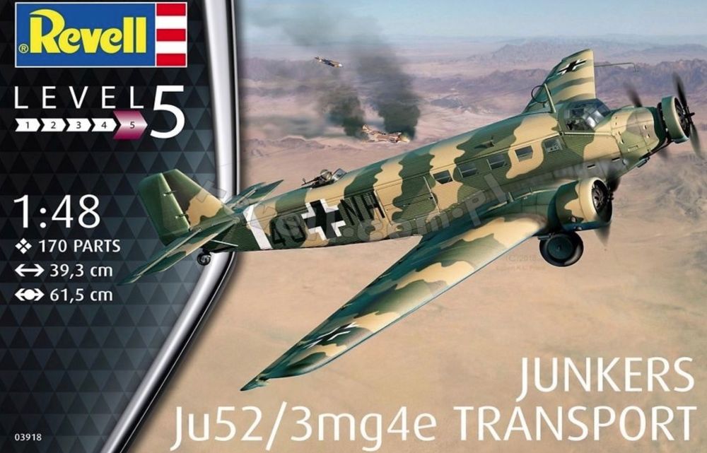 Revell Junkers Ju52/3mg4e Transport (Neu und originalverpackt) in Vevey ...