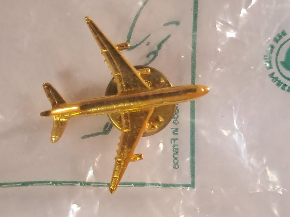 Golden Flugzeug A340 Pin - pin avion doré * | Kaufen auf Ricardo