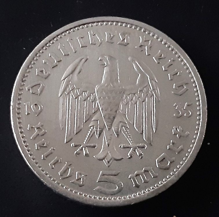 Deutsches Reich - 5 Reichsmark 1935 A | Kaufen auf Ricardo
