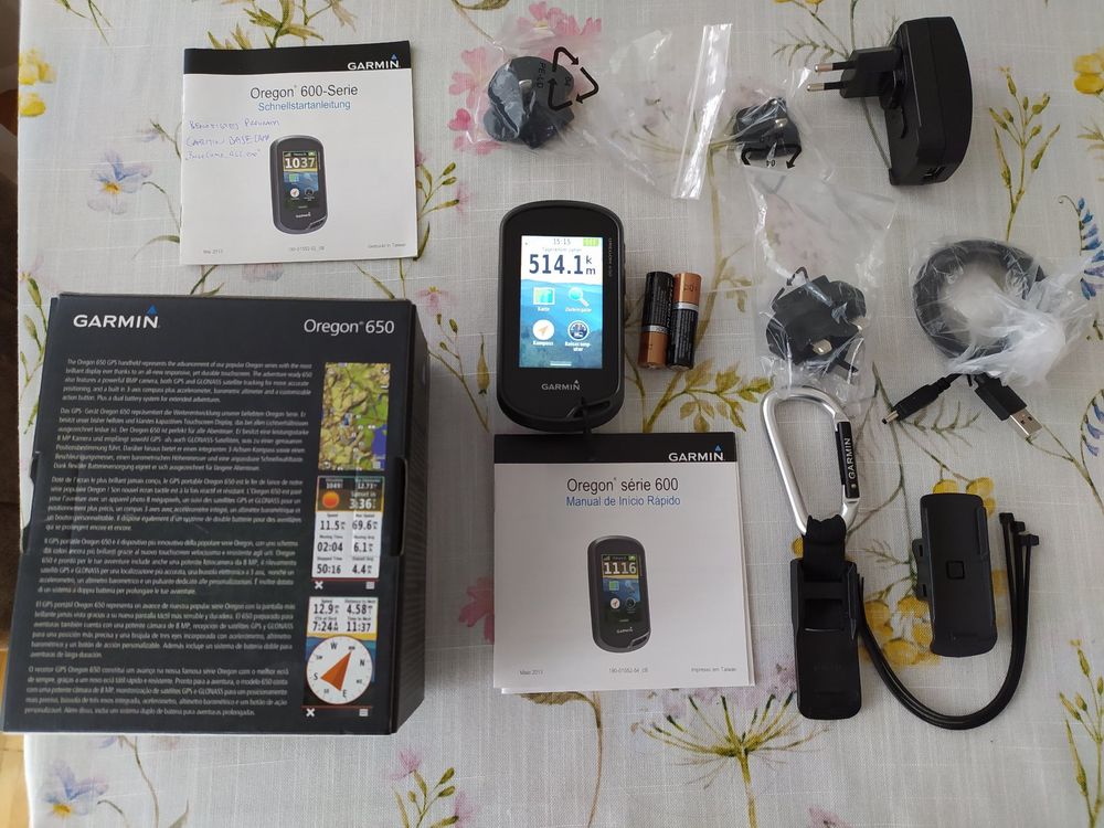 Garmin Oregon 650 + Topo Schweiz und viele andere Karten !!! (Gebraucht ...