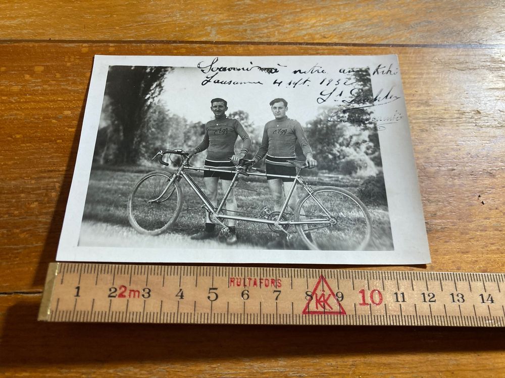 Lausanne 1932 cyclisme Foto Radfahren Photo (D'occasion) à St-Cierges pour CHF 26 – avec ...