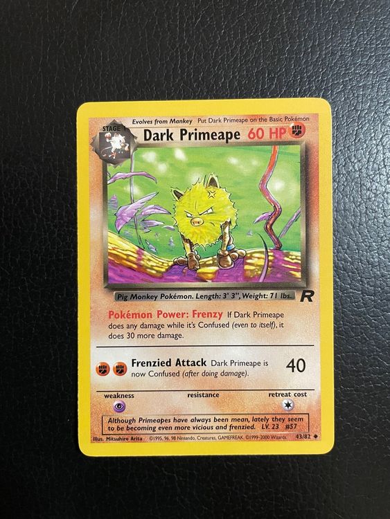 Team Rocket Dark Primeape 43/82 Ab 1 | Kaufen auf Ricardo