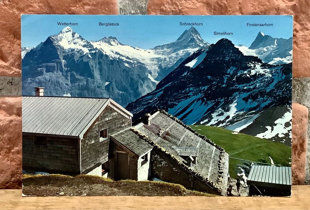 1971 - Alte Foto AK - Berghotel Faulhorn - Grindelwald (Gebraucht) in Root für CHF 1 – mit ...