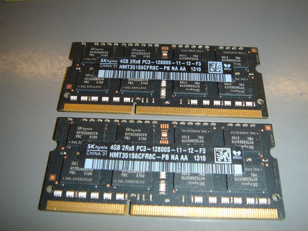 Aktion! 2 stück 4gb ddr3 PC3 RAM für Laptop. | Kaufen auf Ricardo