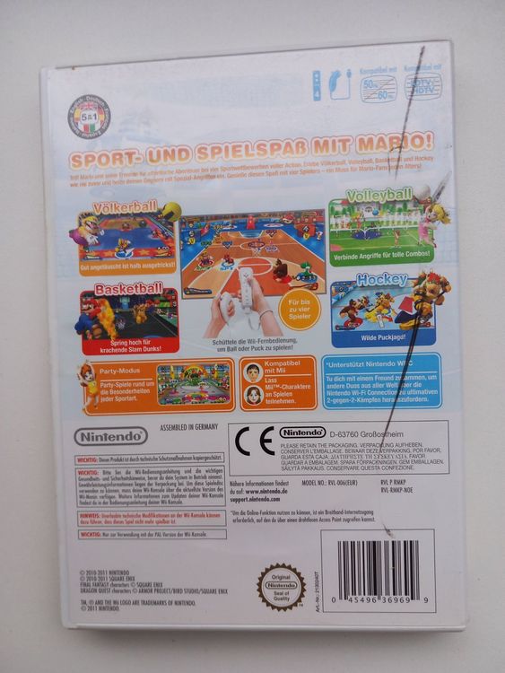 Mario Sports Mix - Wii Spiel - Top Zustand - Selten! (Gebraucht) in ...
