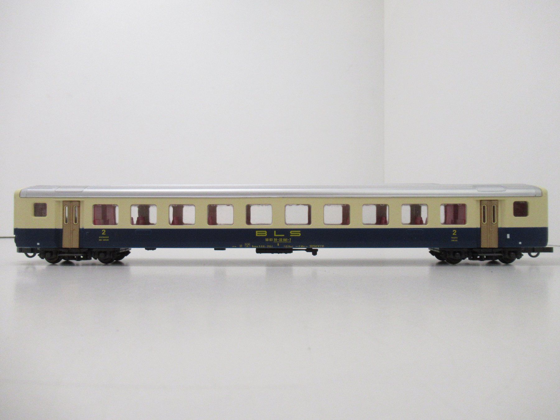 Roco 44321 Personenwagen 2.Klasse BLS Schweiz 1:100 DC GS H0 (Gebraucht ...