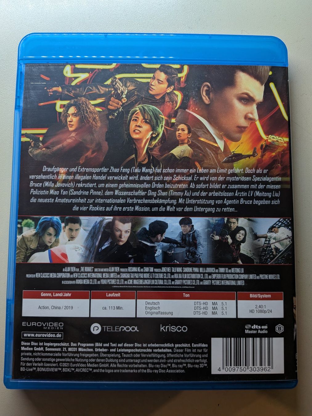 "The Rookies" mit Milla Jovovich [Blu-ray] (Gebraucht) in Port für CHF ...