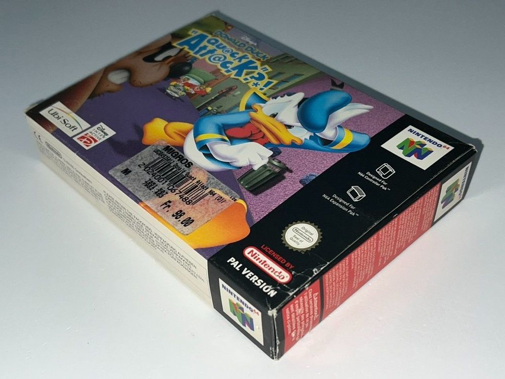 Nintendo 64 (N64) Spiel - Donald Duck Quack Attack (OVP) (Gebraucht) in ...