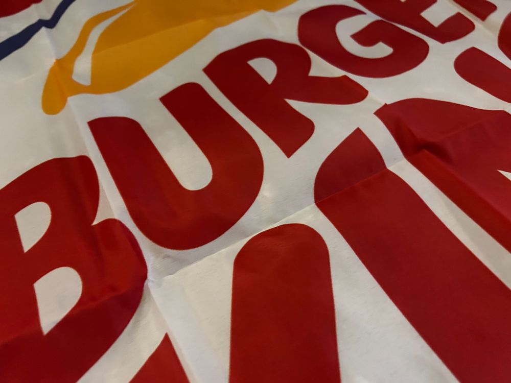 Burger King Fahne Hamburger Whopper Pommes Fast Food Flag (Neu und ...