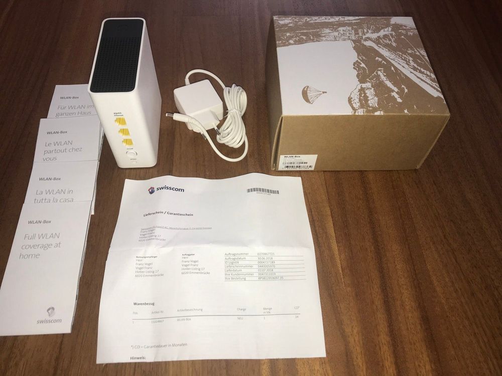 Swisscom WLAN-Box, Access Point, Bridge | Kaufen auf Ricardo