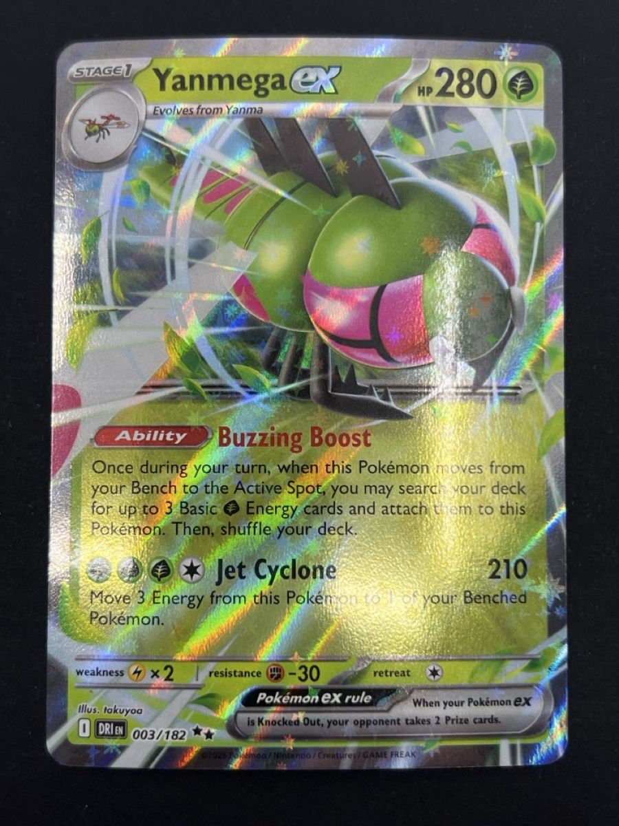 Yanmega EX Pokémon Karte 003/182 von 2025 Holo 🇺🇸 (Gebraucht) in ...