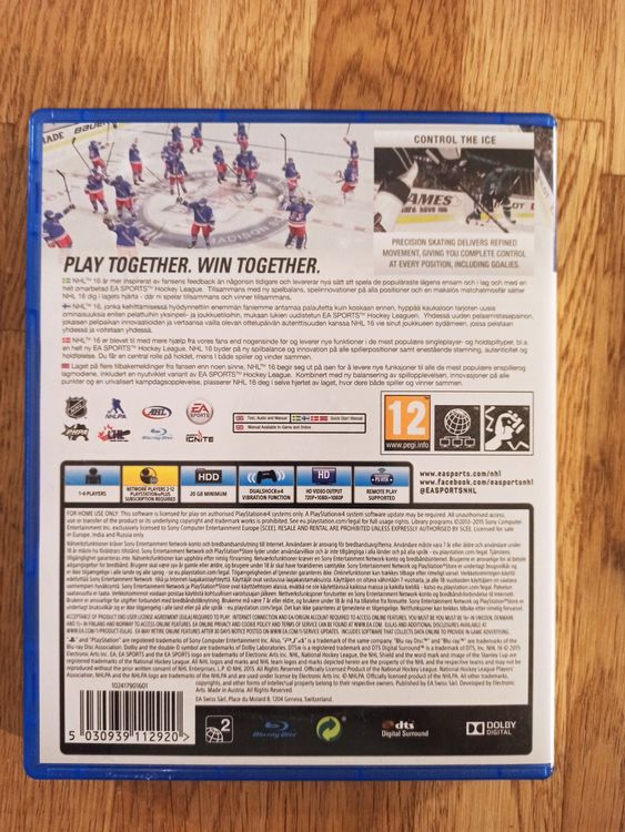 📀🎮📀NHL 16 PS4 /PS4 📀🎮📀 (D'occasion) à Oberweningen pour CHF 3.95 – avec ...